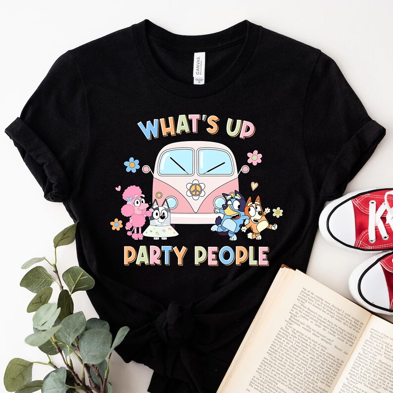 What's up Party People Bluey PNG | Bluey Family PNG, Family Matching ...