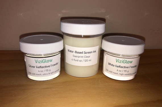 Reflective Screen-Printing Ink Kit White or Silver | Etsy