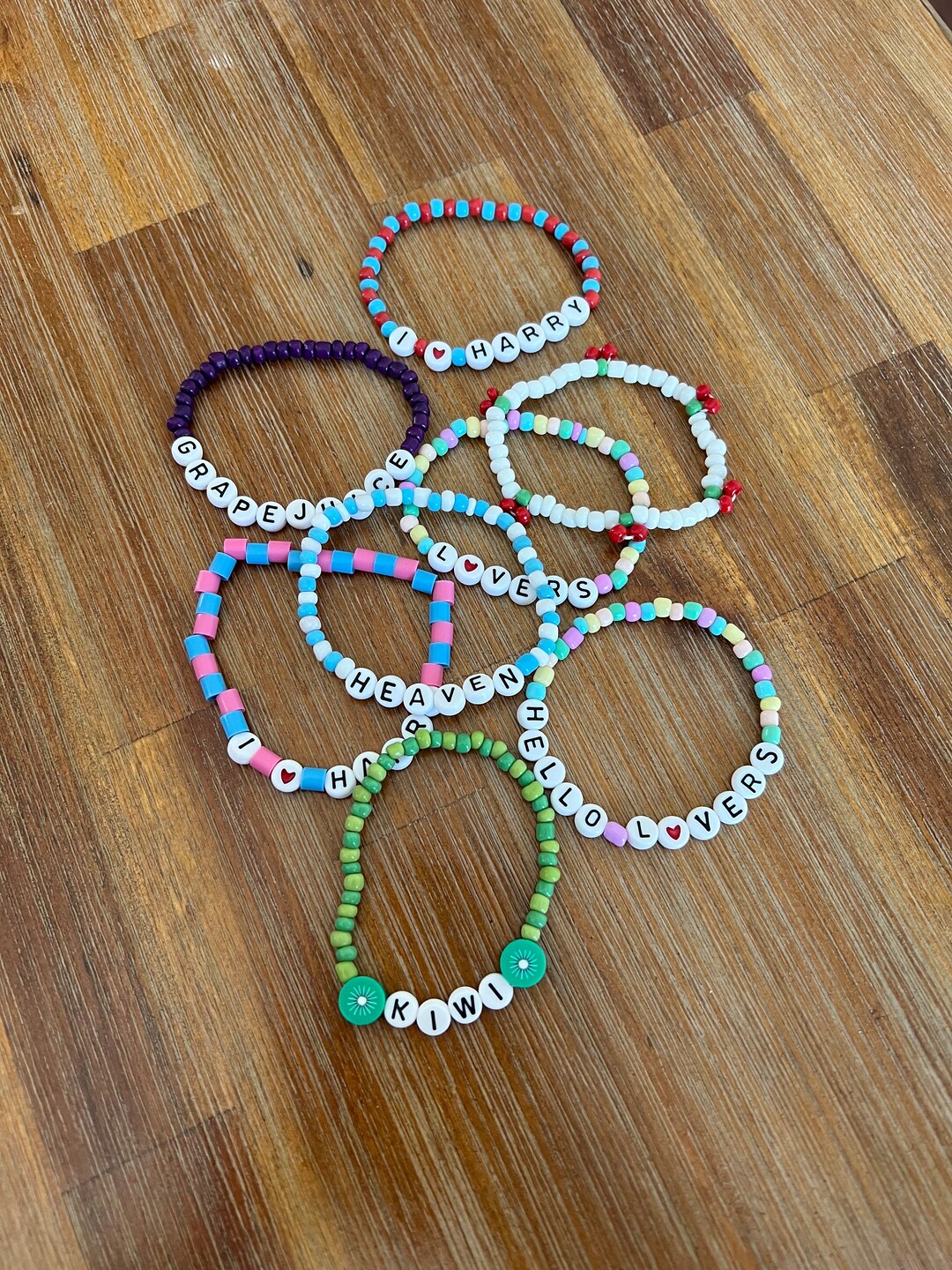 Custom Beaded Friendship Bracelets - Etsy