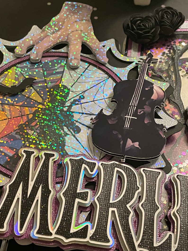 Wednesday Addams, Merlina, Jenna Ortega wednesday Addams Caketopper ...