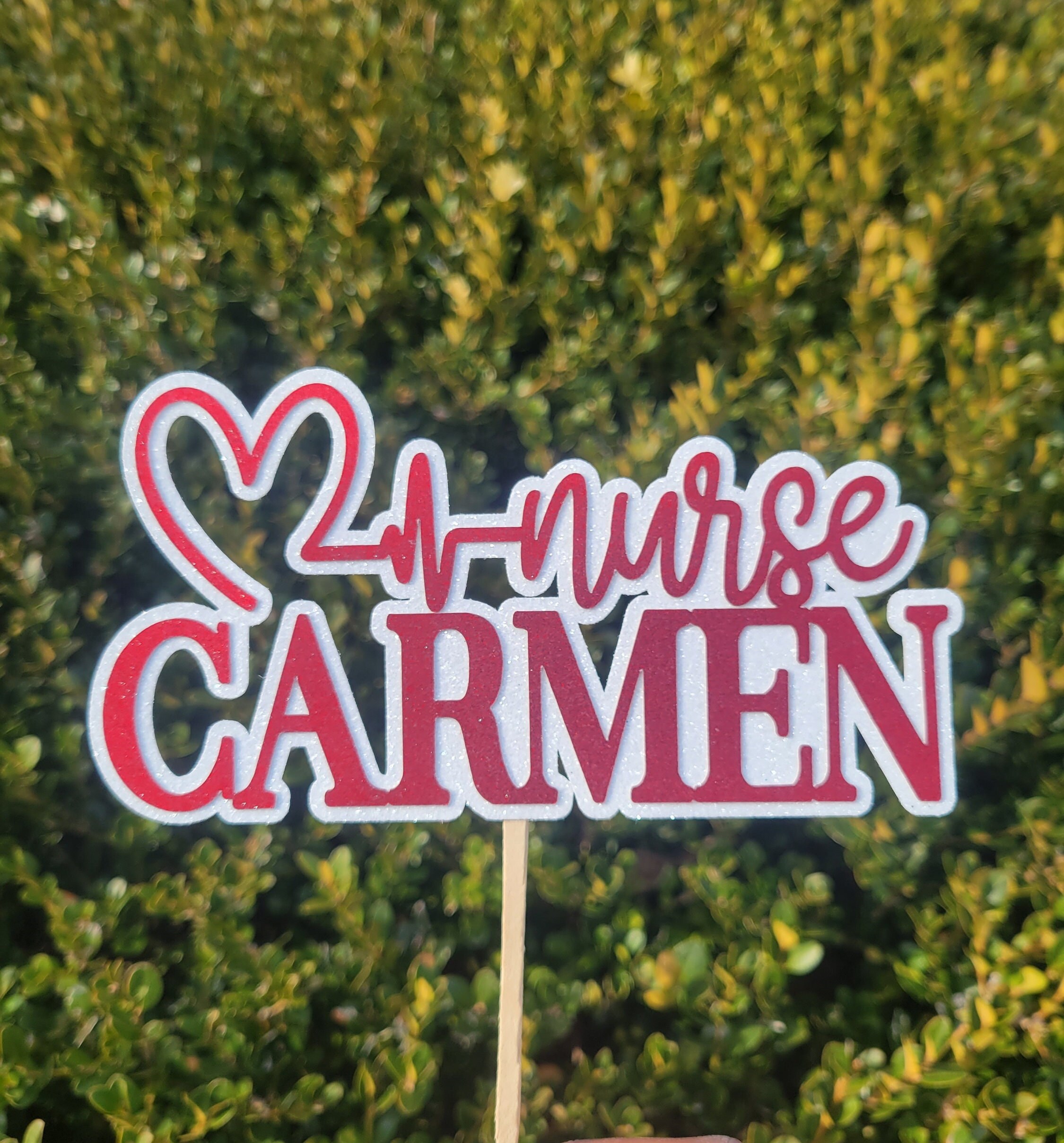 Nurse Cake Topper Graduation Nurse Cake Topper Personalized - Etsy