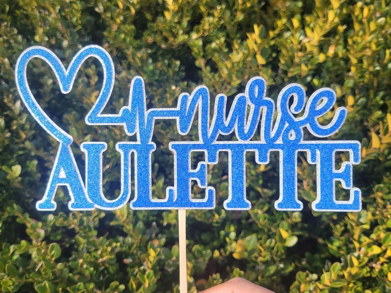 Nurse Cake Topper Graduation Nurse Cake Topper Personalized - Etsy