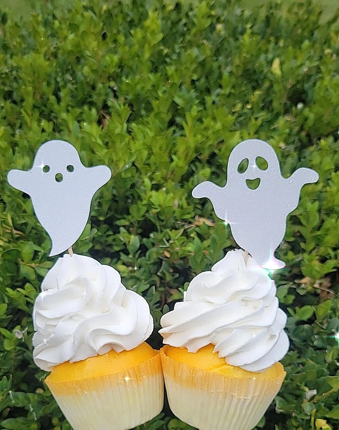 Ghost Cupcake Topper , Ghost Halloween Decor, Halloween Cake Decoration ...
