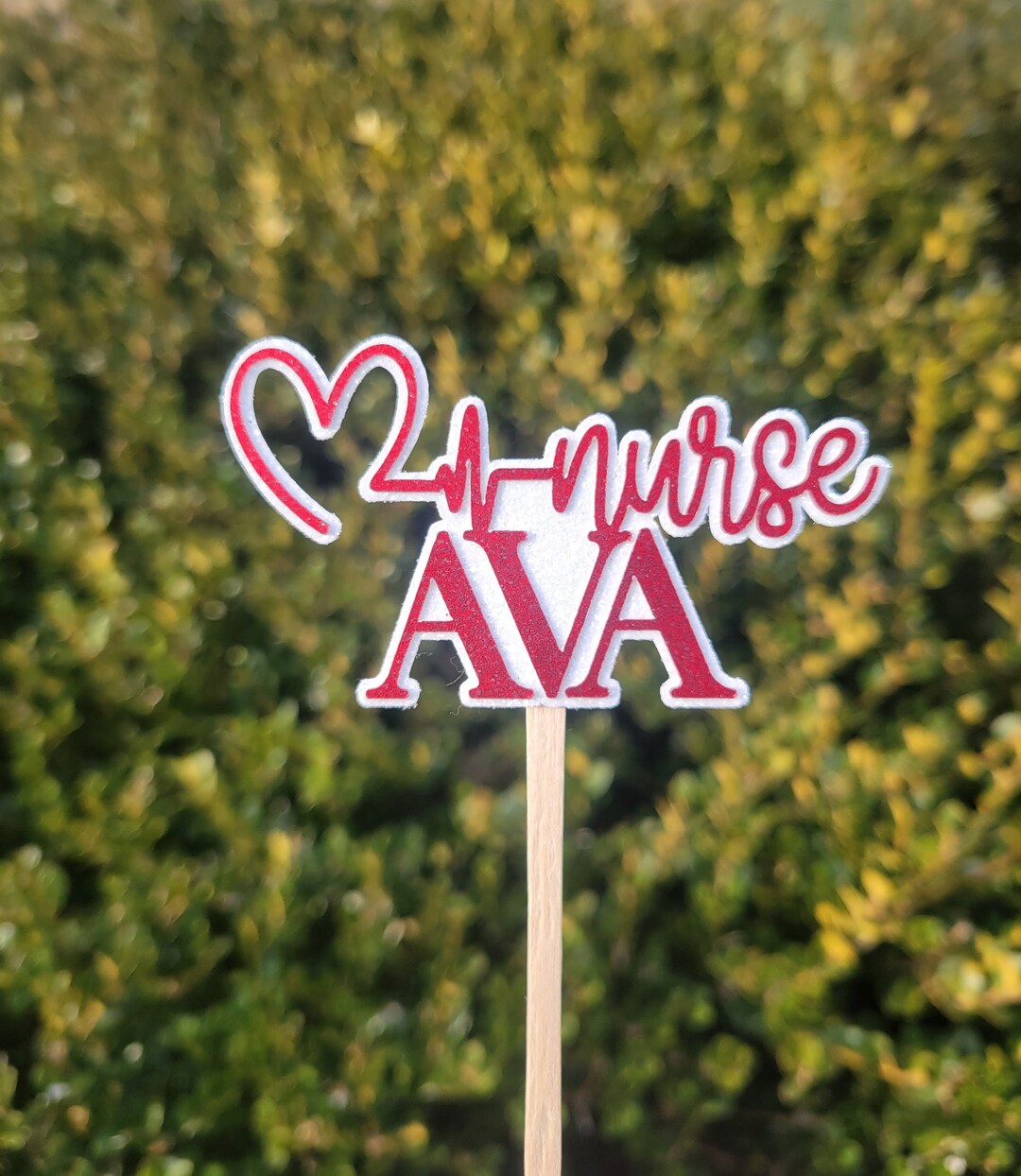 Nurse Cupcake Topper, Graduation Nurse Cupcake Topper, Personalized ...