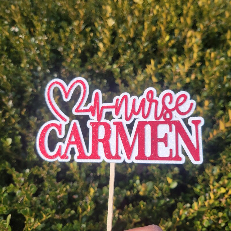 Nurse Cake Topper - Etsy