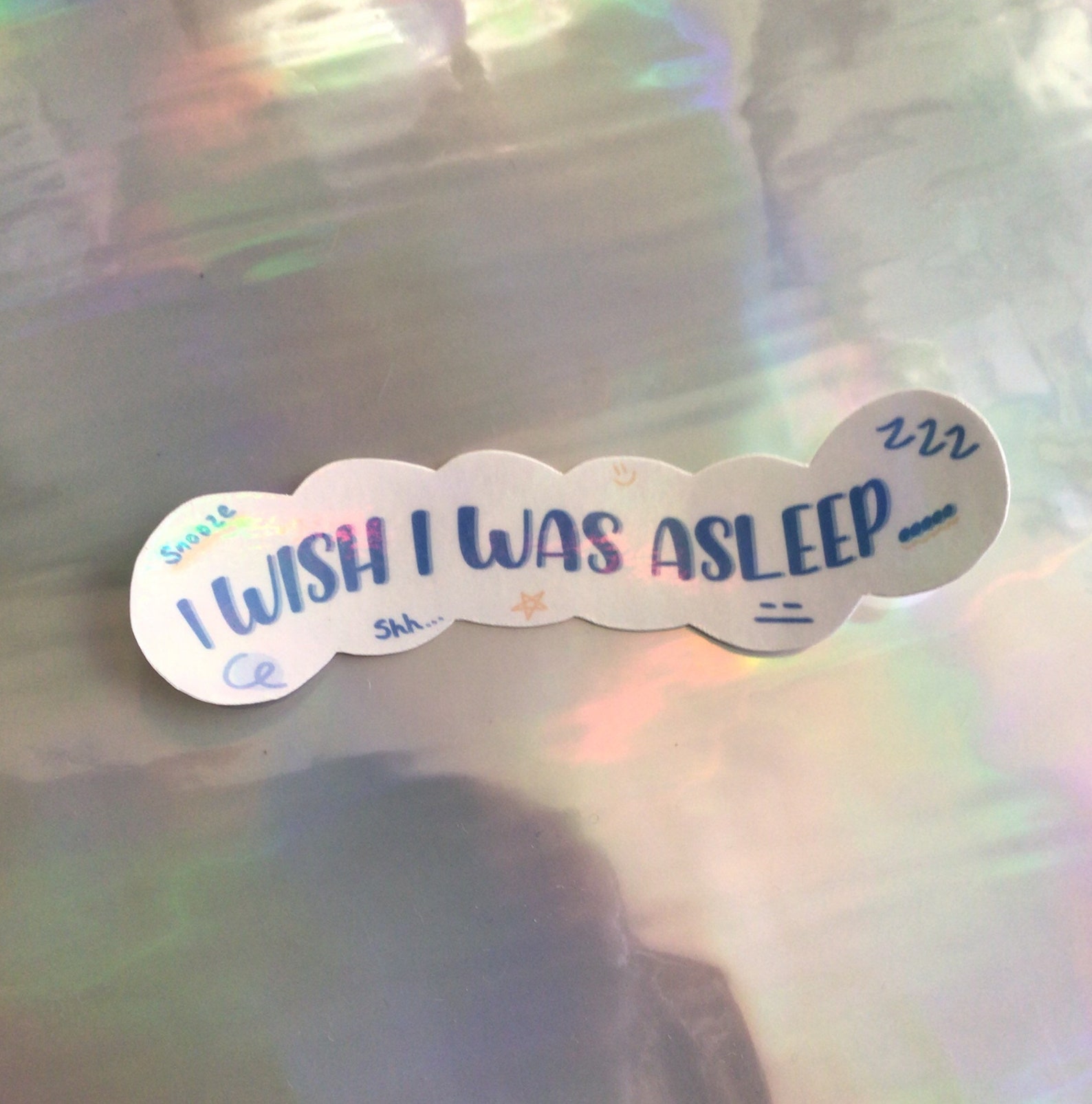 8 Sheets Holographic Sticker Overlay Holographic lamination | Etsy