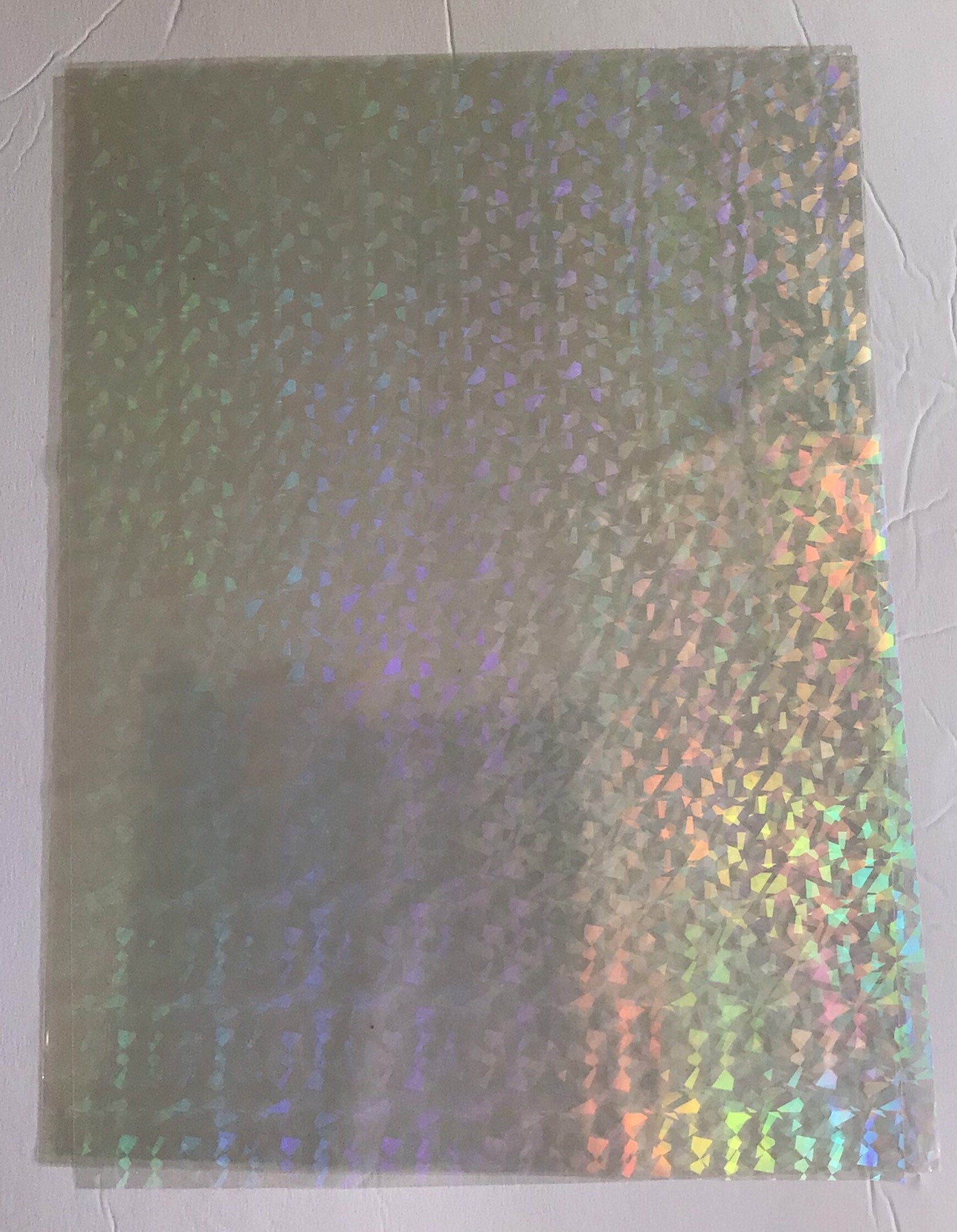 8 Sheets Holographic Sticker Overlay Holographic lamination | Etsy
