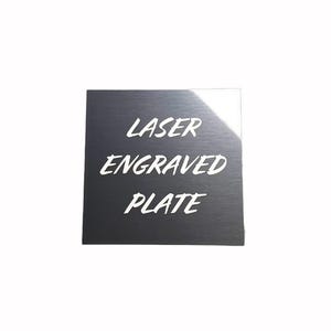 Engraved Silver Plate, Bright Silver Aluminum Plaque Engraving Trophy ...