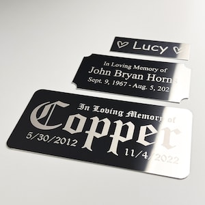 Engraved Silver Plate, Bright Silver Aluminum Plaque Engraving Trophy ...