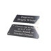 Engraved Silver Plate, Bright Silver Aluminum Plaque Engraving Trophy ...