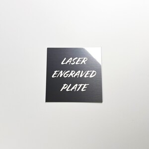 Engraved Silver Plate, Bright Silver Aluminum Plaque Engraving Trophy ...