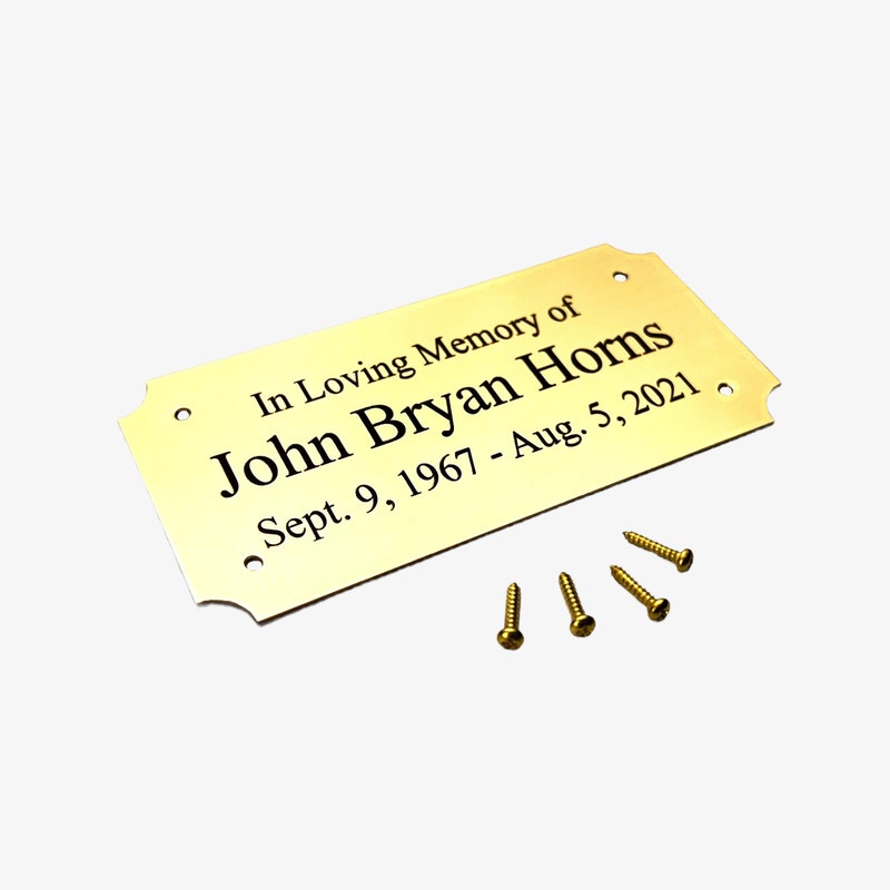 Plaque Engraved Award Black - Etsy