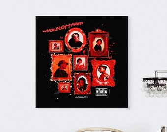 Whole Lotta Red Album Poster | Etsy