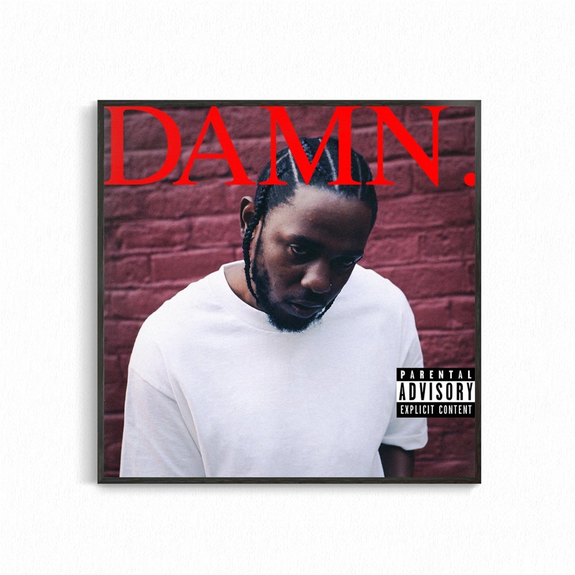 DAMN Poster Album Cover Art No Frame | Etsy