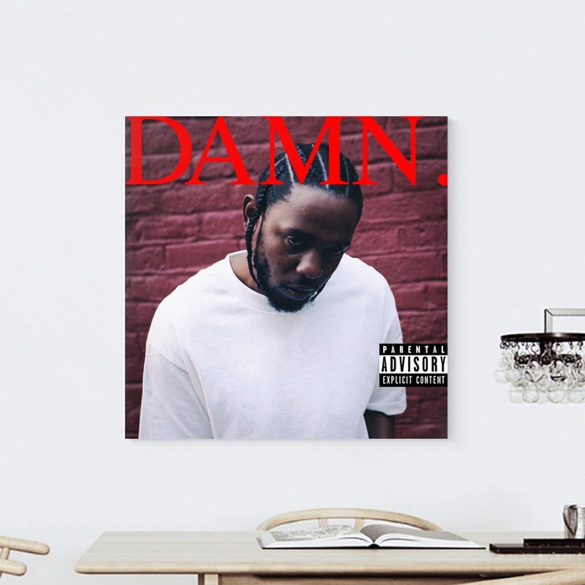 DAMN Poster Album Cover Art No Frame | Etsy