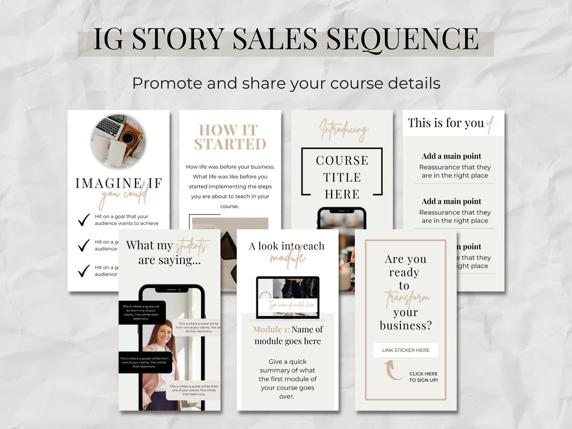 Course Creator Template Bundle, Editable Canva Templates, Webinar ...