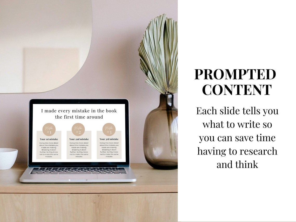 Editable Website Template, Sales Page Template Canva, Course Marketing ...