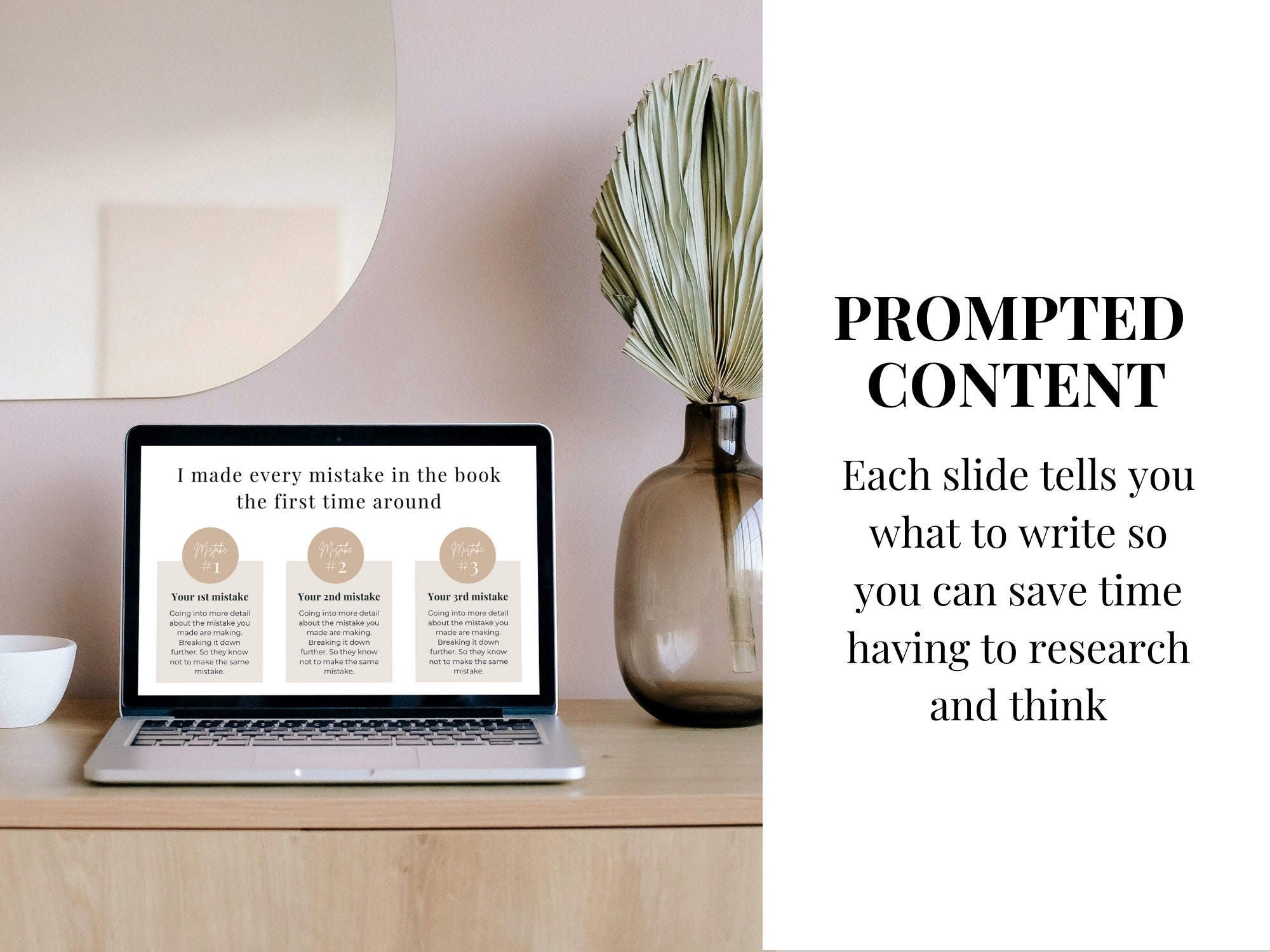 Editable Website Template, Sales Page Template Canva, Course Marketing ...