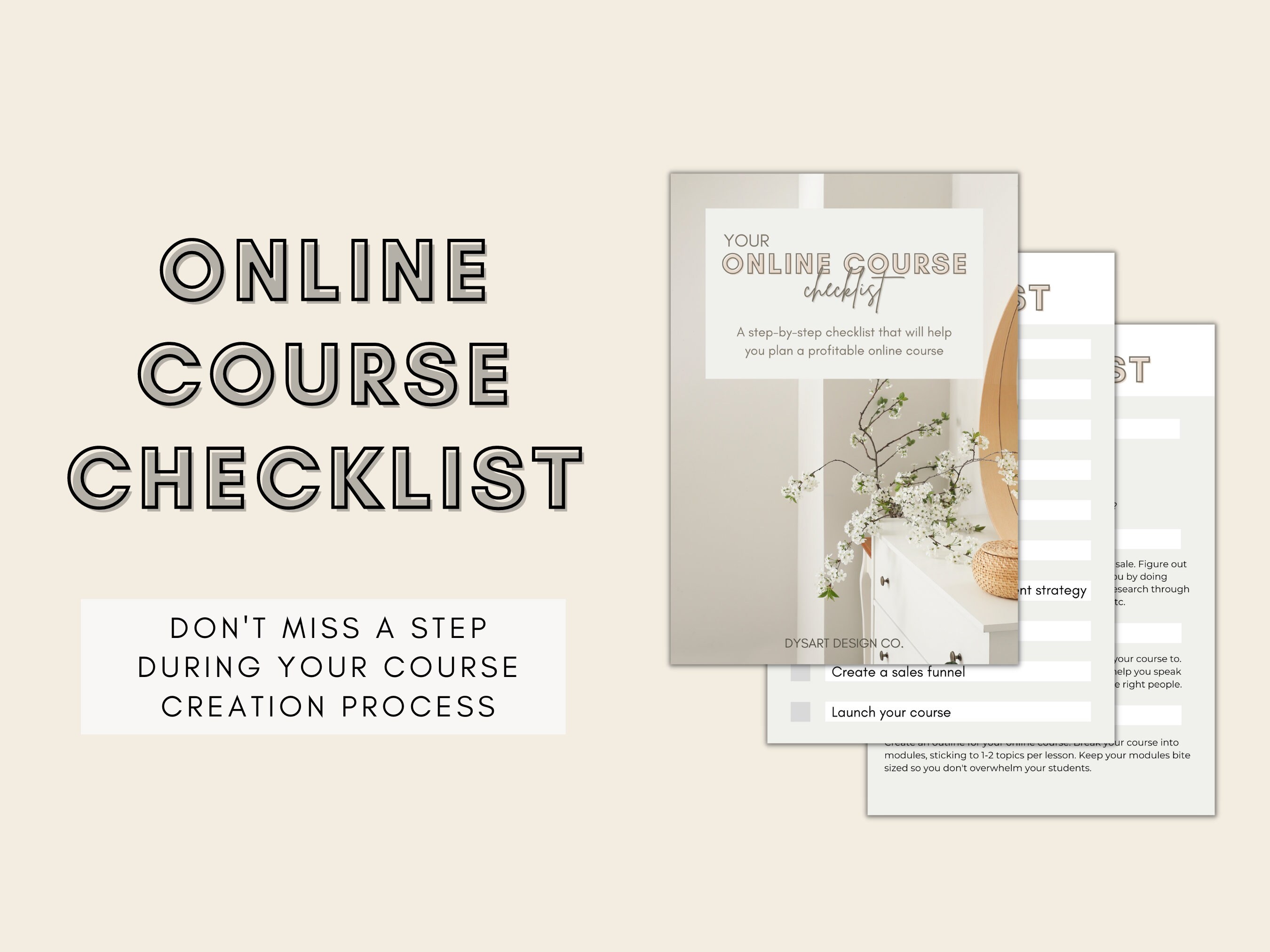 Course Creator Template Bundle, Course Creator Template, Course ...