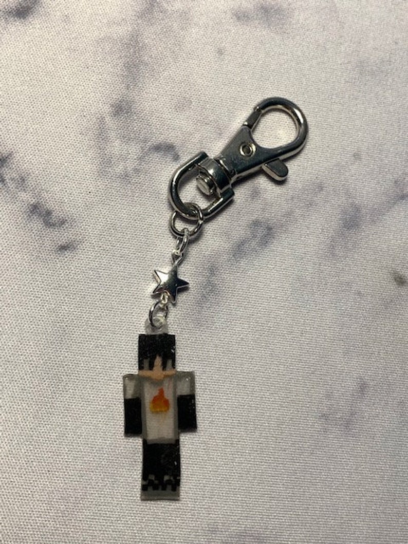 Sapnap Dream Team Dream SMP Minecraft Skin Handmade Shrinky Dinks ...