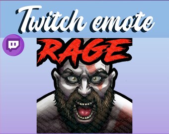 Twitch Rage Emote - Etsy