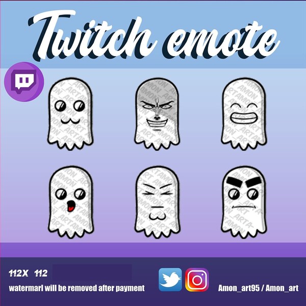 Ghost Twitch Banner - Etsy