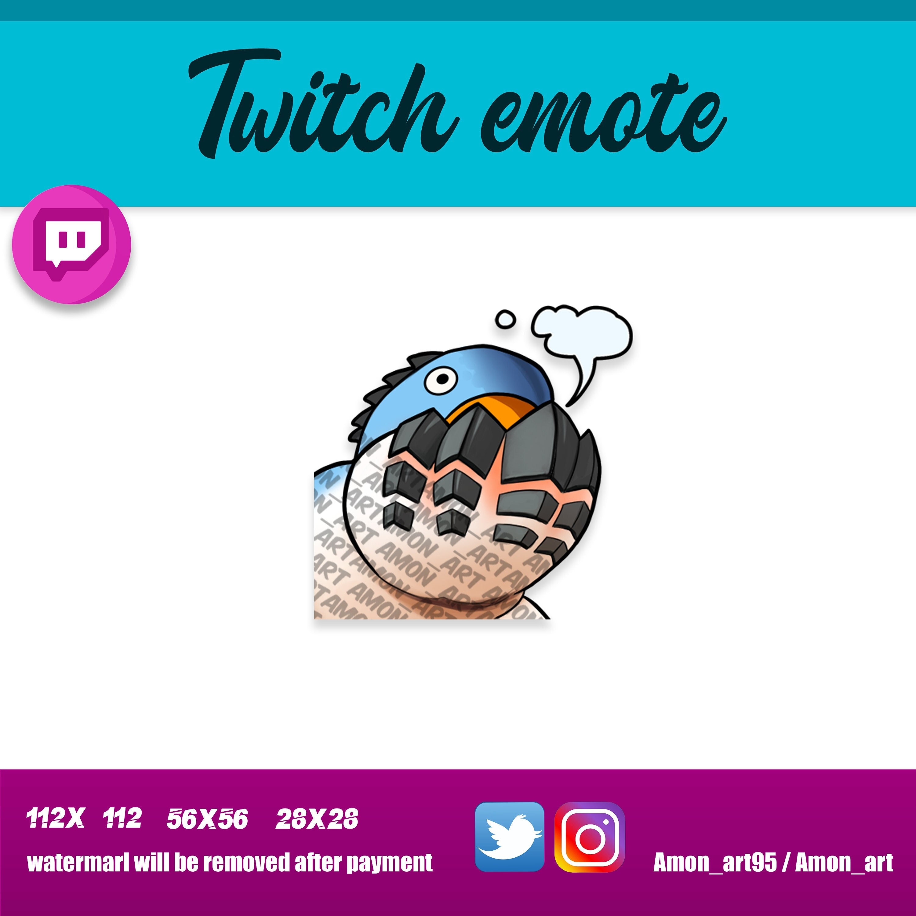 Monster Hunter Dodogama Emote Funny&cute Twitch//discord Emote - Etsy