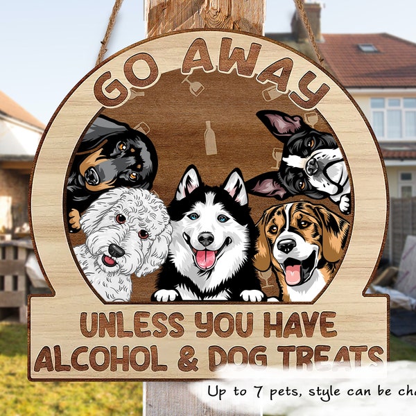 Alcohol Wood Sign - Etsy