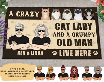 Crazy Old Cat Lady - Etsy