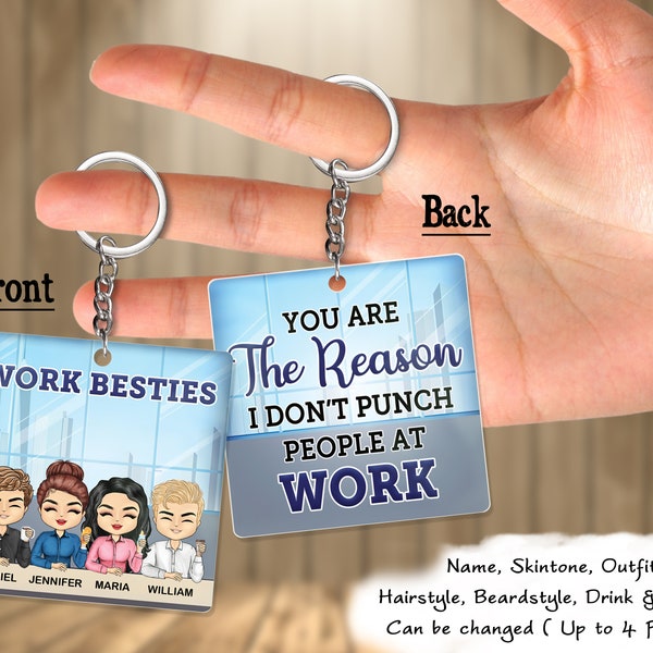 Work Bestie Punch People - Etsy