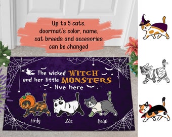 Halloween Door Mat - Etsy