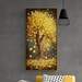 Golden Tree Wall Art, Money Tree Canvas Print, Modern Printable Fantasy ...