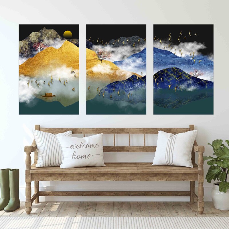 3 Panel Canvas - Etsy