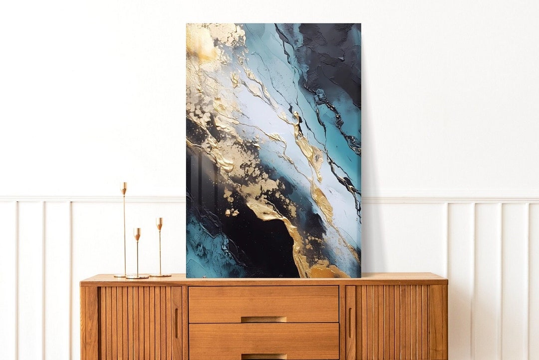 Abstract Printable Artwork Floating Frame Marble Wall Art - Etsy