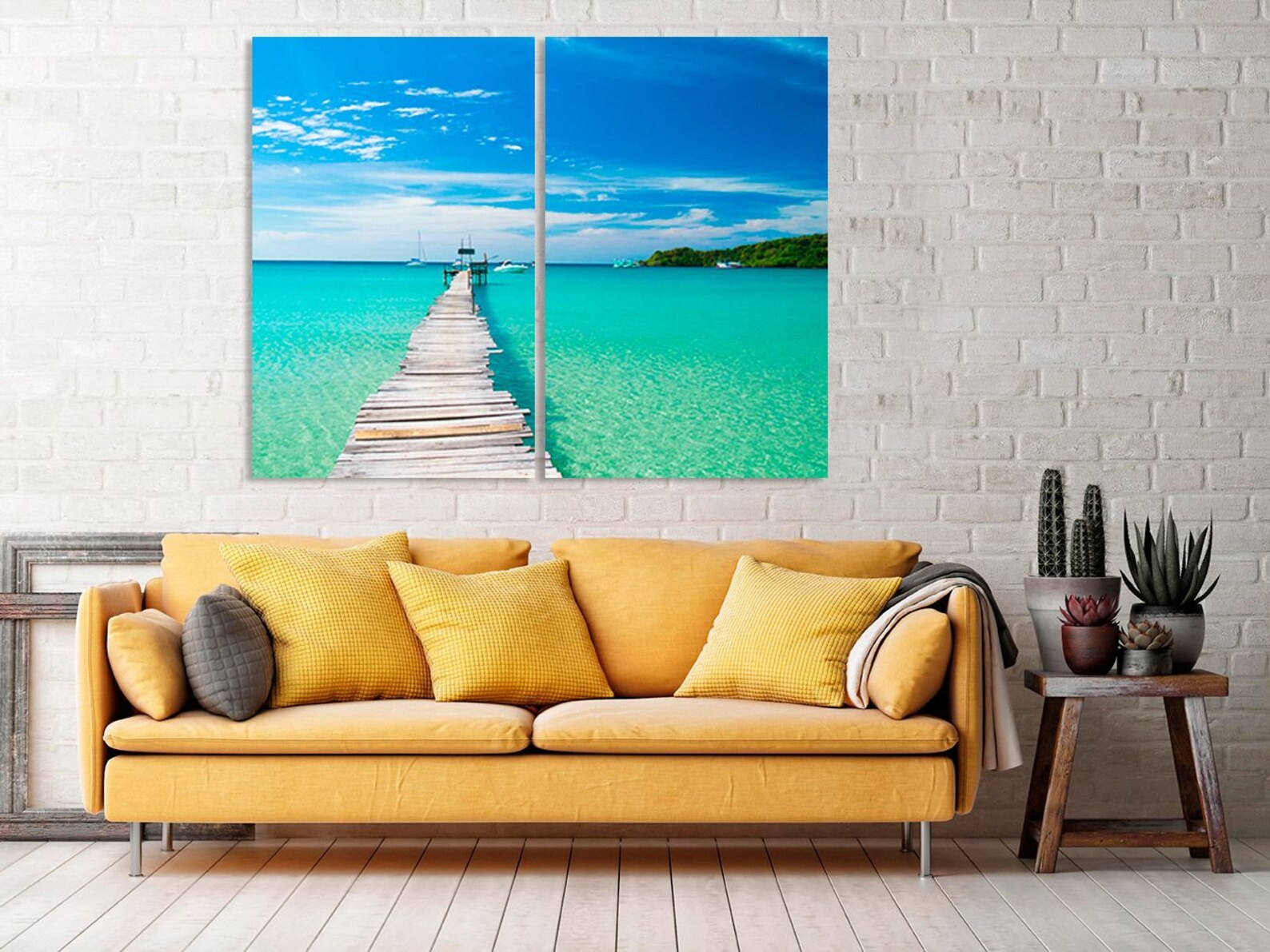 Large Wall Art Sea Wave Poster Print Seascape Nature Wall Decor Coastal ...