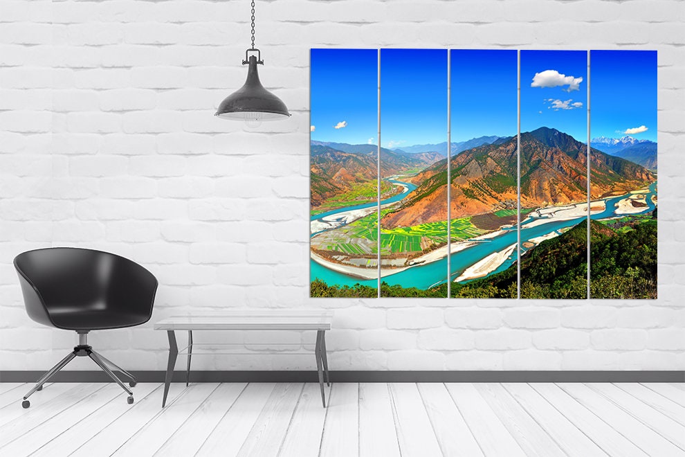 Nature Wall Art Paintings on Canvas Farmhouse Wall Decor | Etsy