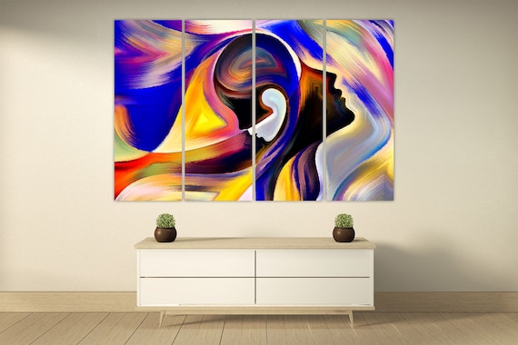 Abstract Wall Art Paintings on Canvas Abstract Art Print - Etsy