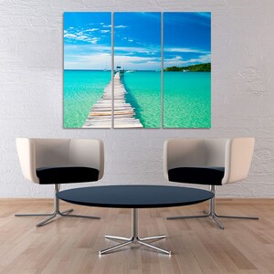 Large Wall Art Sea Wave Poster Print Seascape Nature Wall Decor Coastal ...