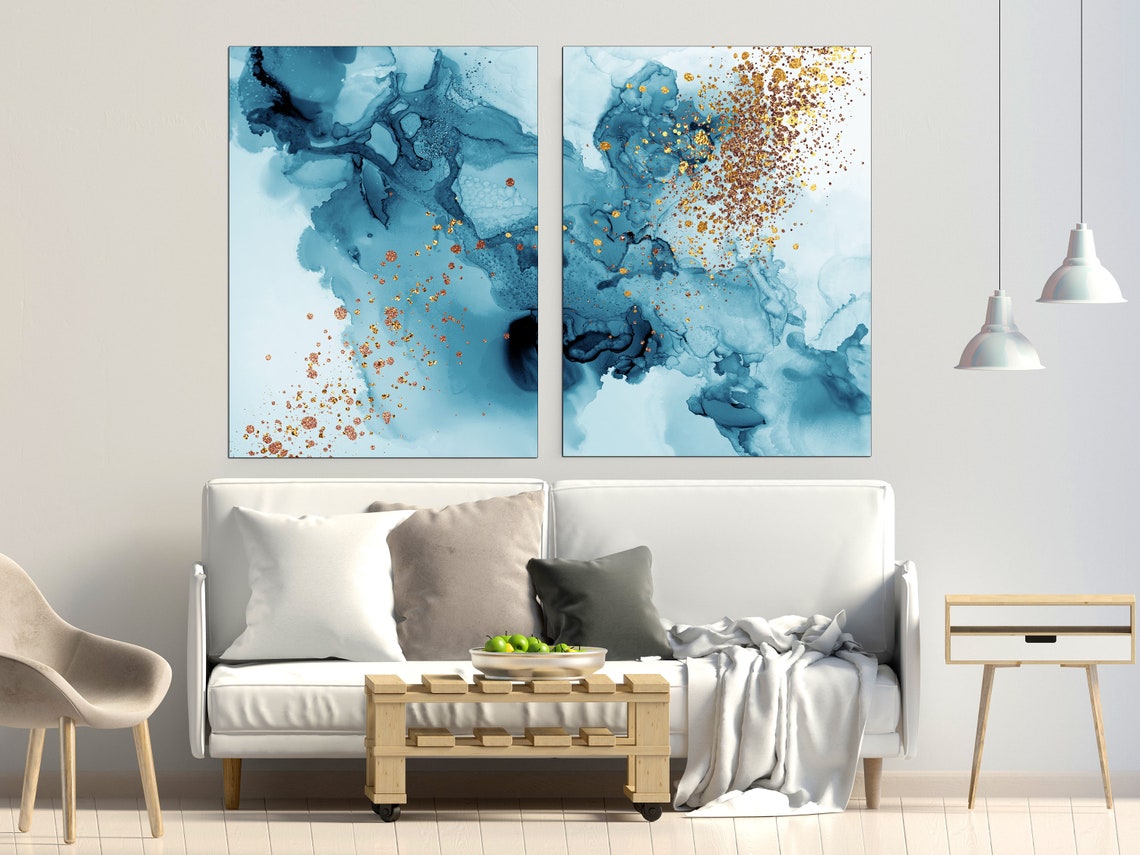 Abstract Wall Art Paintings on Canvas Abstract Art Print - Etsy