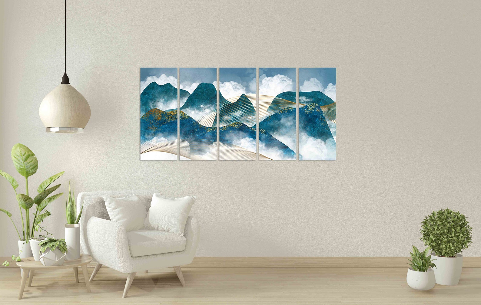 Blue Ridge Mountains Wall Art Mountain Line Art Wall Print - Etsy