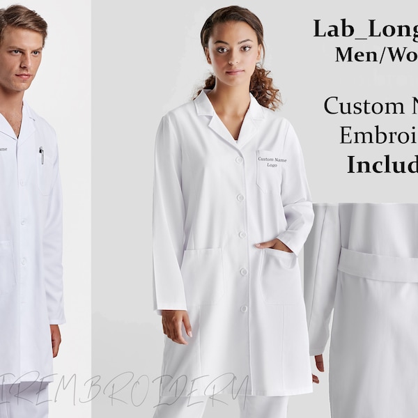 Custom Dentist Lab Coat - Etsy