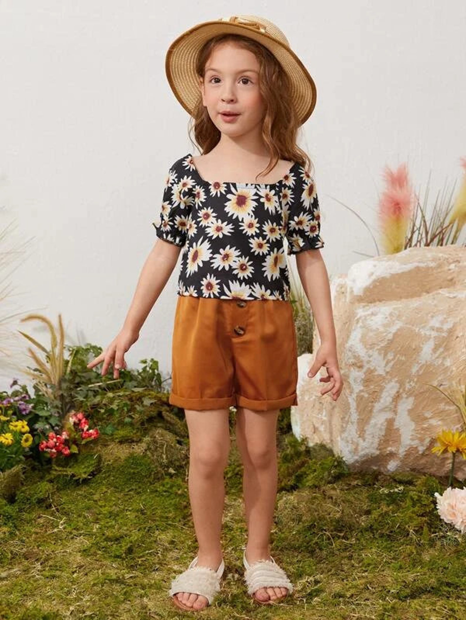 Lindo conjunto de ropa de niña pequeña / niñas pequeñas floral | Etsy