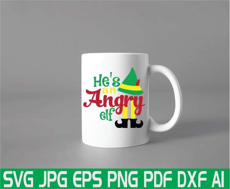 He's an Angry Elf Svg Buddy the Elf Svg Christmas Svg - Etsy Finland