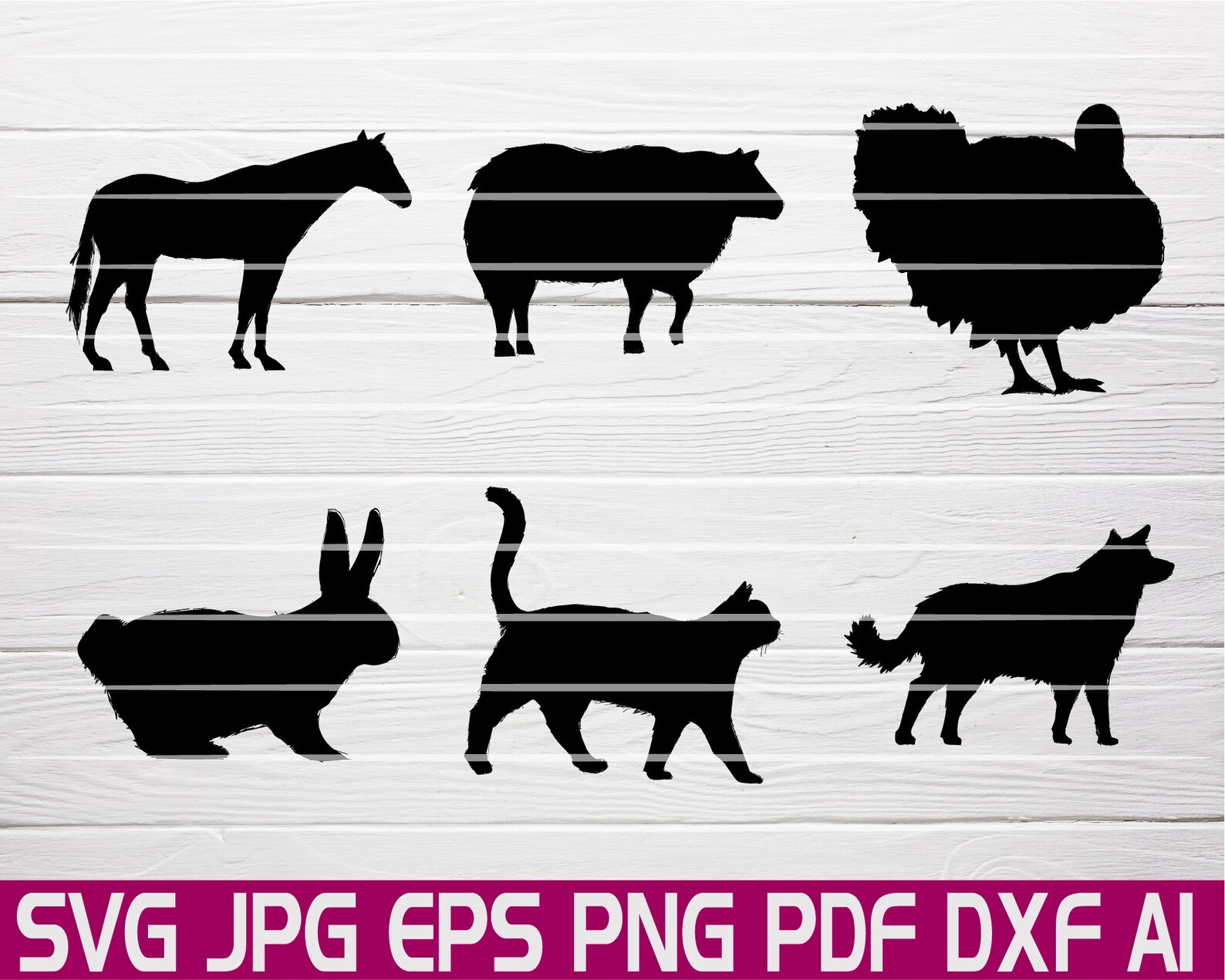 Farm Animals Svg Bundle Farm Svg Farm Animal Svg Farm Life Svg | Etsy ...