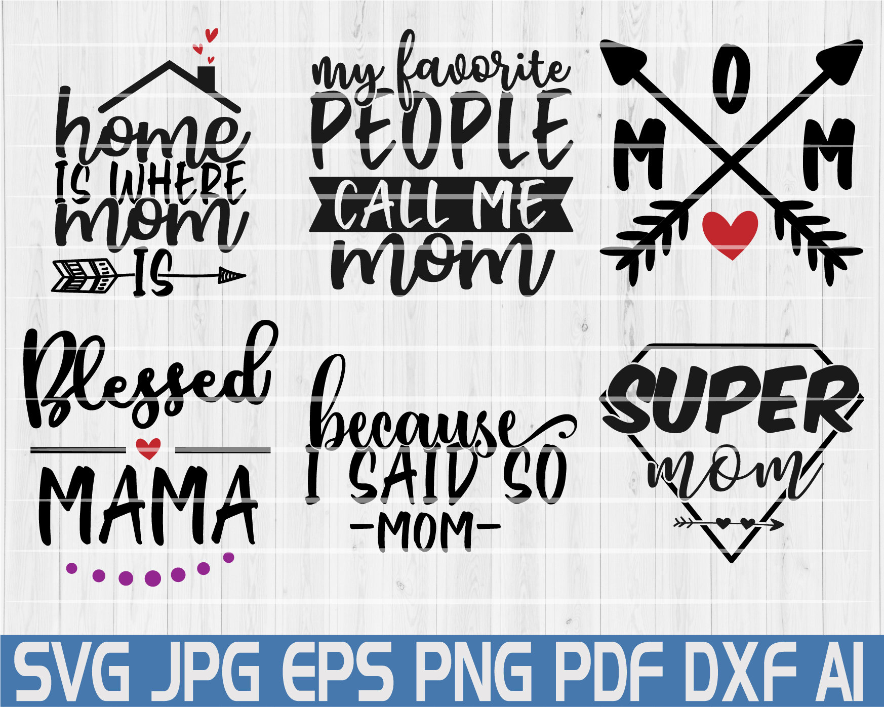 30 Mom Svg Bundle Mom Life Svg Bundle Cut Files Mothers Day - Etsy