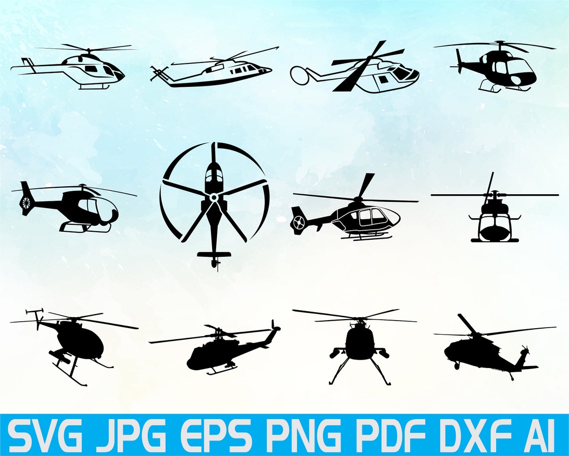 32 Helicopter Svg Aircraft Svg Airplane Svg Fly Svg Army - Etsy