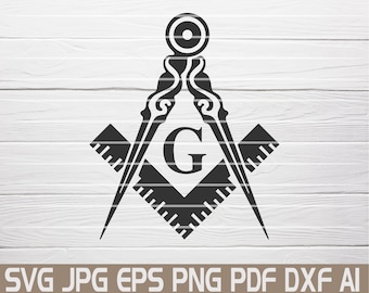Drawing & Illustration Art & Collectibles Png Masonic symbols Eps Dxf ...