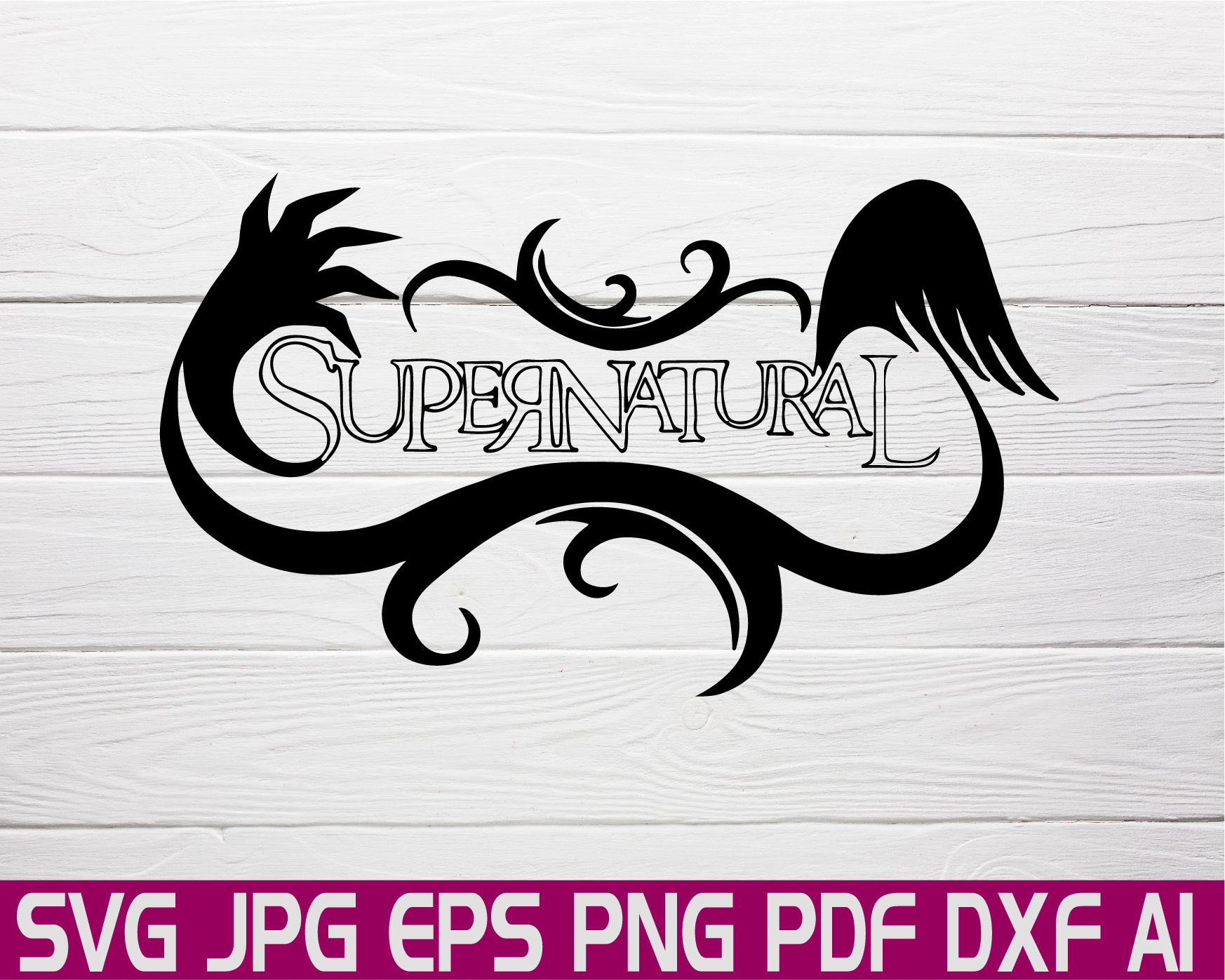 30 Supernatural Svg Supernatural Silhouette Installable Font - Etsy ...