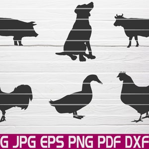 Farm Animals Svg Bundle Farm Svg Farm Animal Svg Farm Life Svg | Etsy ...