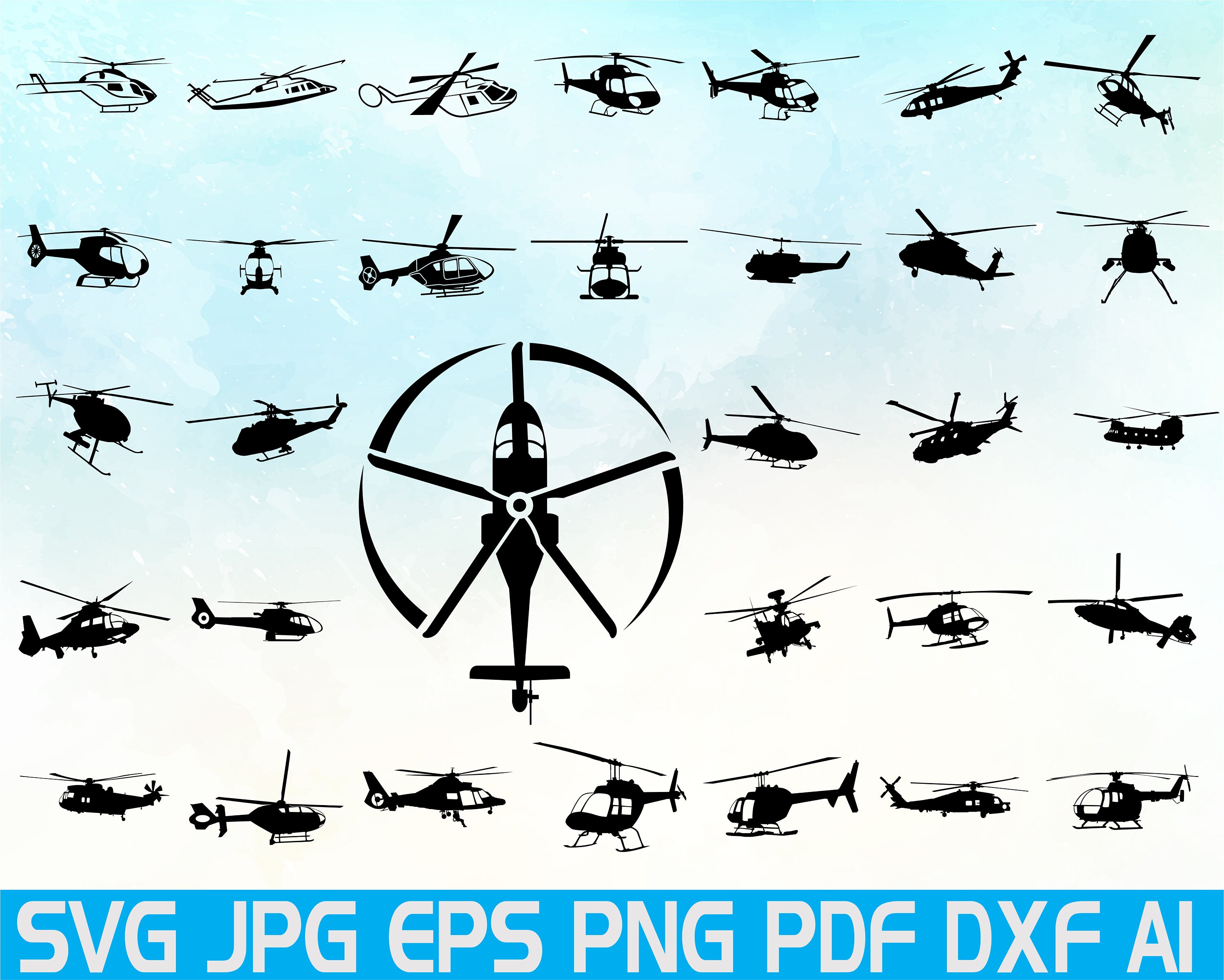 32 Helicopter Svg Aircraft Svg Airplane Svg Fly Svg Army - Etsy